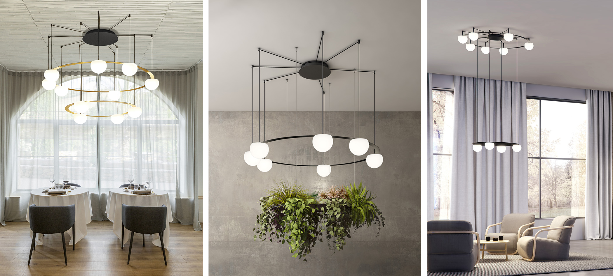 Suspension lamp. Circ T-3815 / T-3816 | Estiluz Official